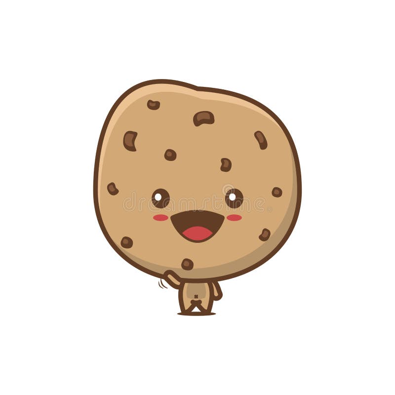 Cute cookie characters stock vector. Illustration of characters - 241082076