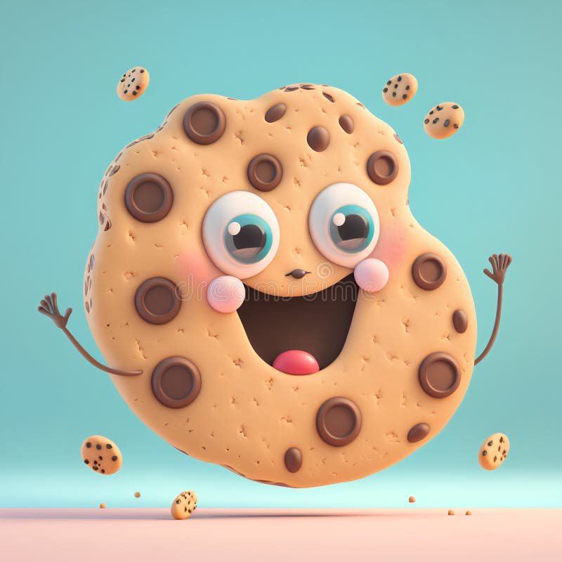 Cute Cookie Chef Cartoon Giving Thumbs Up Stock Vector - Illustration ...