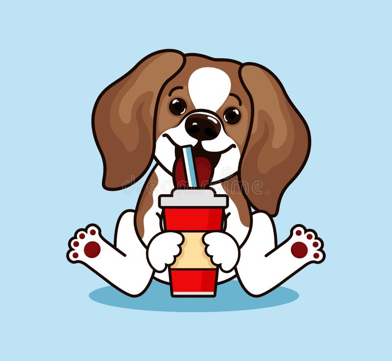 Cute cool beagle puppy stock vector. Illustration of design - 202797513