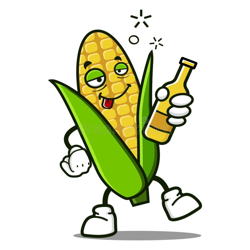 Cartoon Corn On The Cob