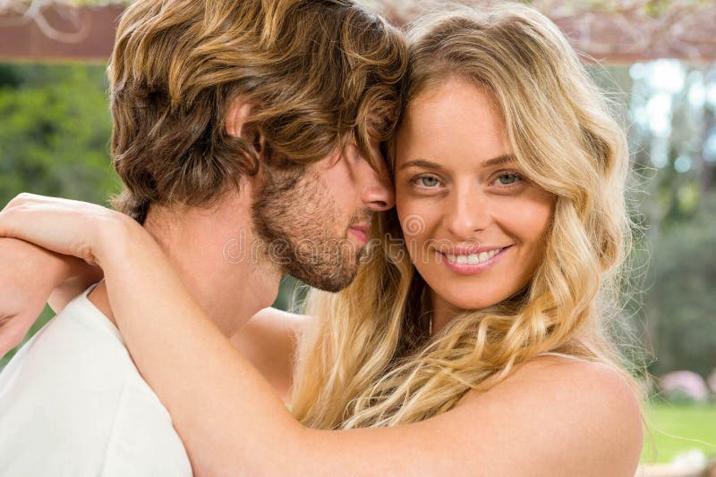 Cute couple cuddling stock image. Image of leisure, beautiful - 67723011