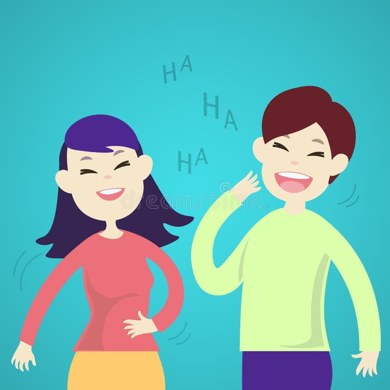People Laughing Together Clipart