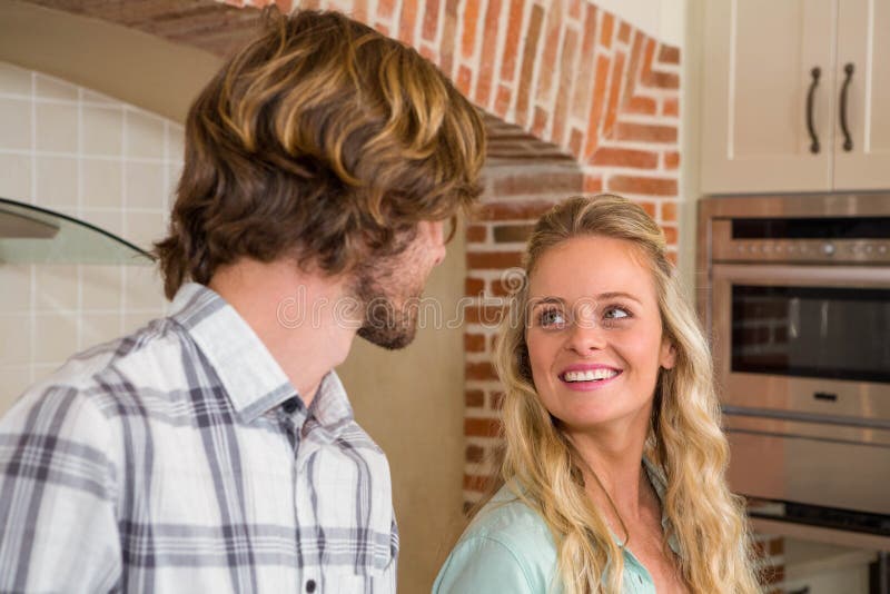 Cute Couple Lovingly Looking Each Other Stock Photos - Free & Royalty ...