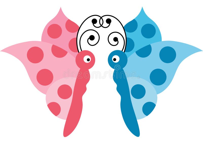 Couple of Butterfly One Continuous Line Drawing Stock Vector ...