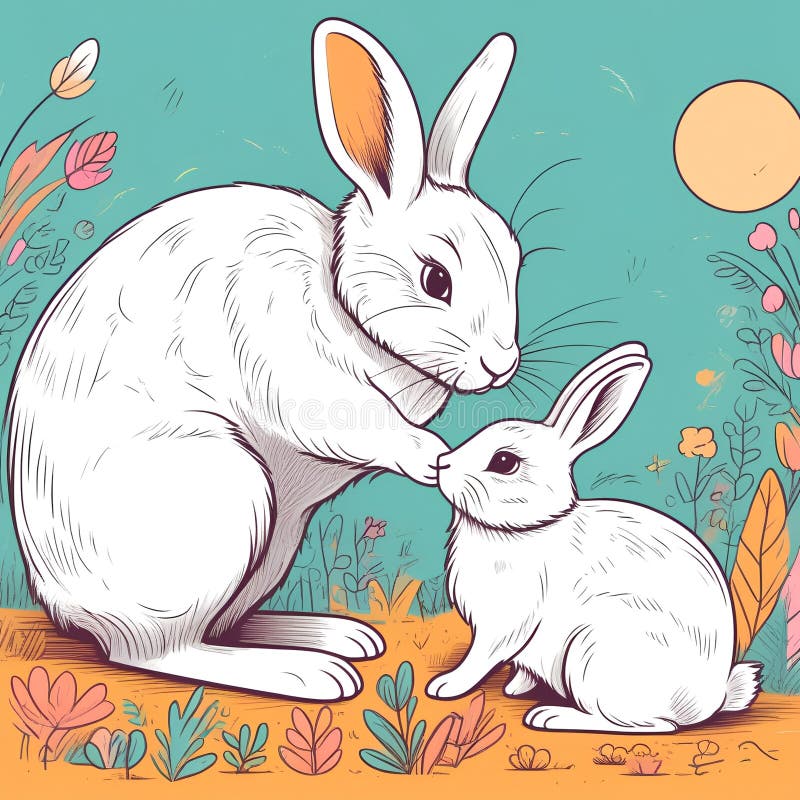 Rabbits Cartoon Stock Illustrations – 20,000 Rabbits Cartoon Stock ...