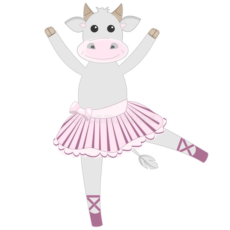 Cow Ballerina Stock Illustrations – 48 Cow Ballerina Stock ...
