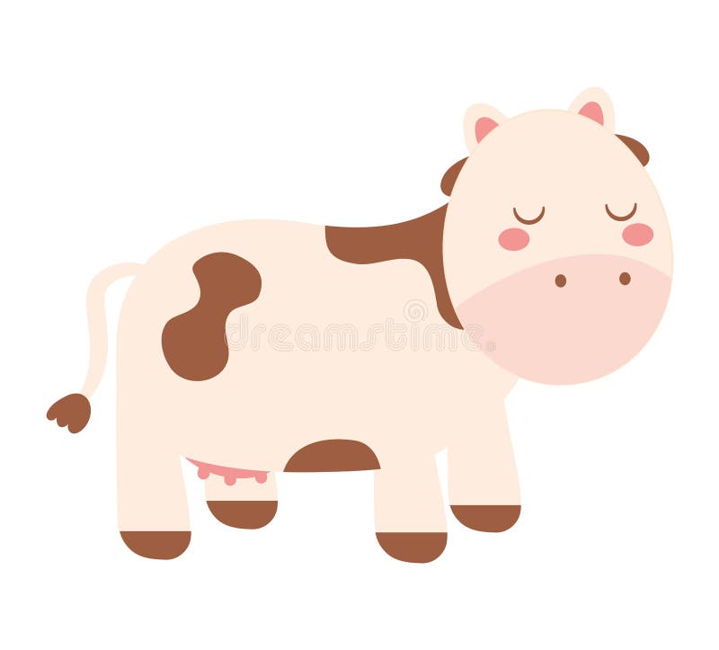 Cute cow design stock vector. Illustration of nature - 260615714