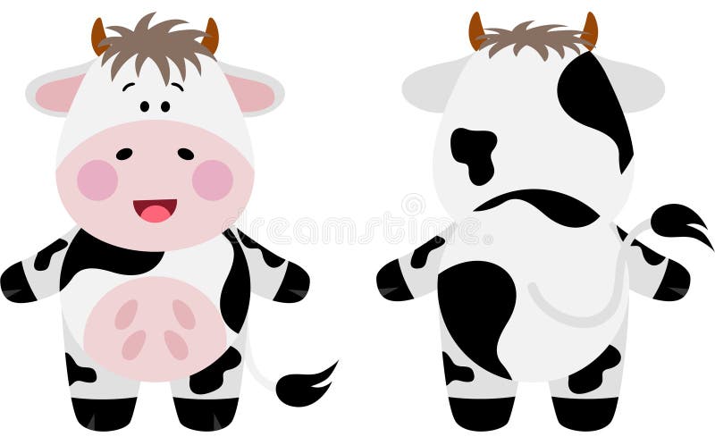 Cow Front Back Stock Illustrations – 111 Cow Front Back Stock ...