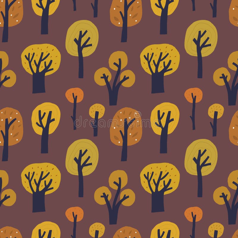 Cute And Cozy Autumn Vector Seamless Pattern Stock Vector Illustration Of Season Texture