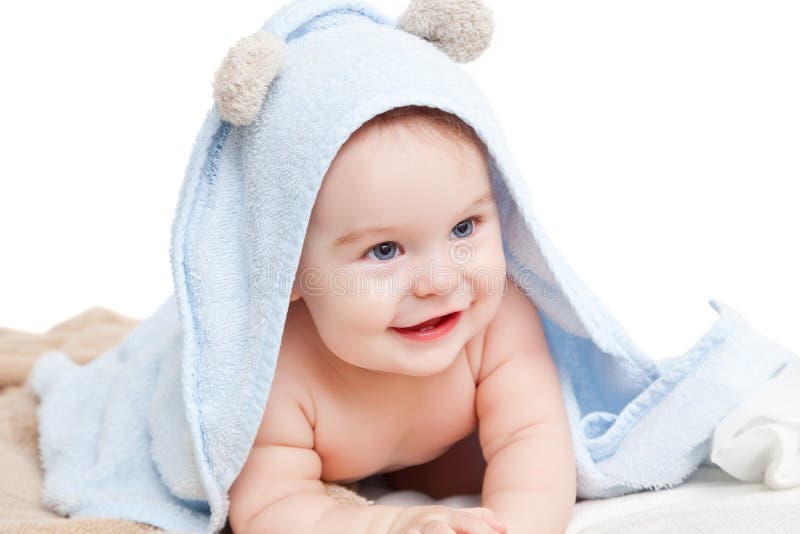 Cute crawling baby stock photo. Image of happy, life - 16295960
