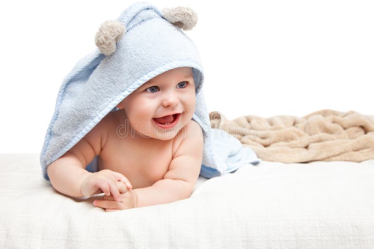 Cute crawling baby stock image. Image of life, eyed, nice - 25598689