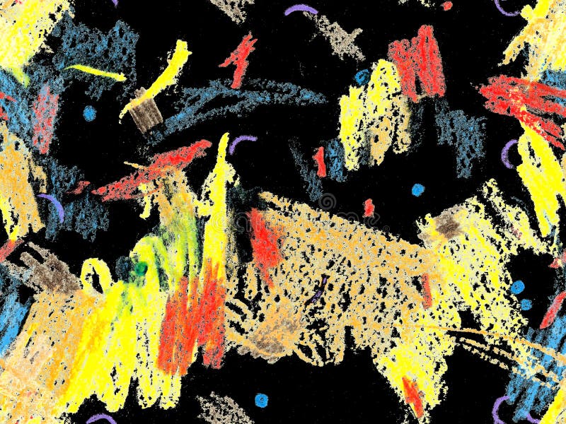 Cute Crayon Texture. stock illustration. Illustration of freehand ...