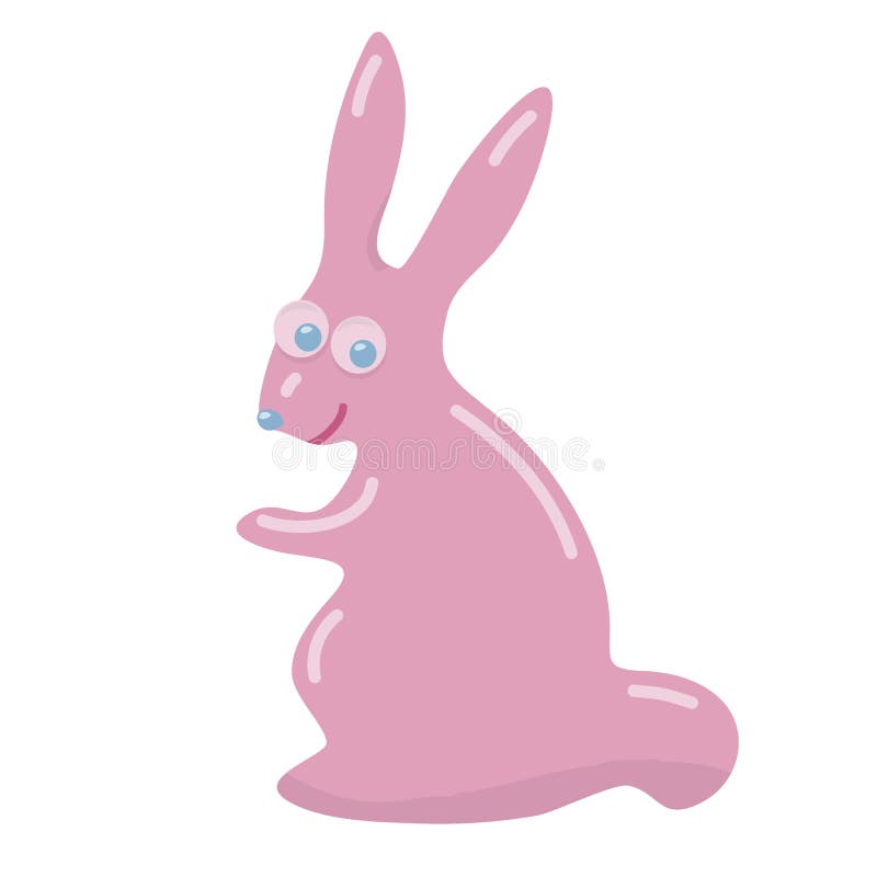 Crazy Easter Bunny Cartoon In Motorbike Stock Vector - Illustration of ...