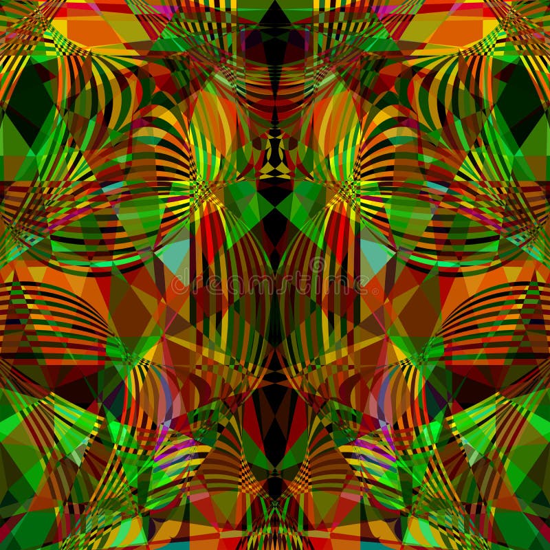 Cute Creative Geometric Background Stock Illustration - Illustration of ...