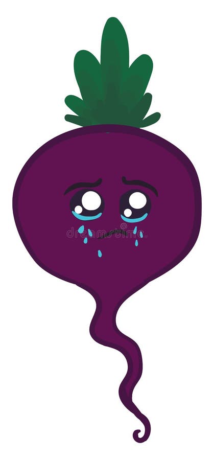 Sad Beet, Illustration, Vector Stock Vector - Illustration of beets ...