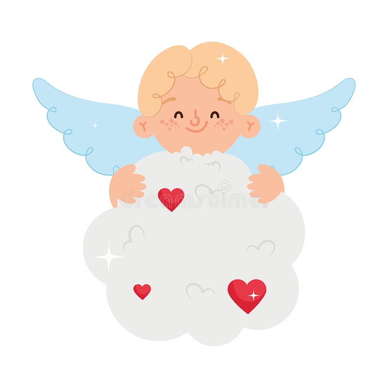 Cute cupid icon image stock vector. Illustration of date - 273154487