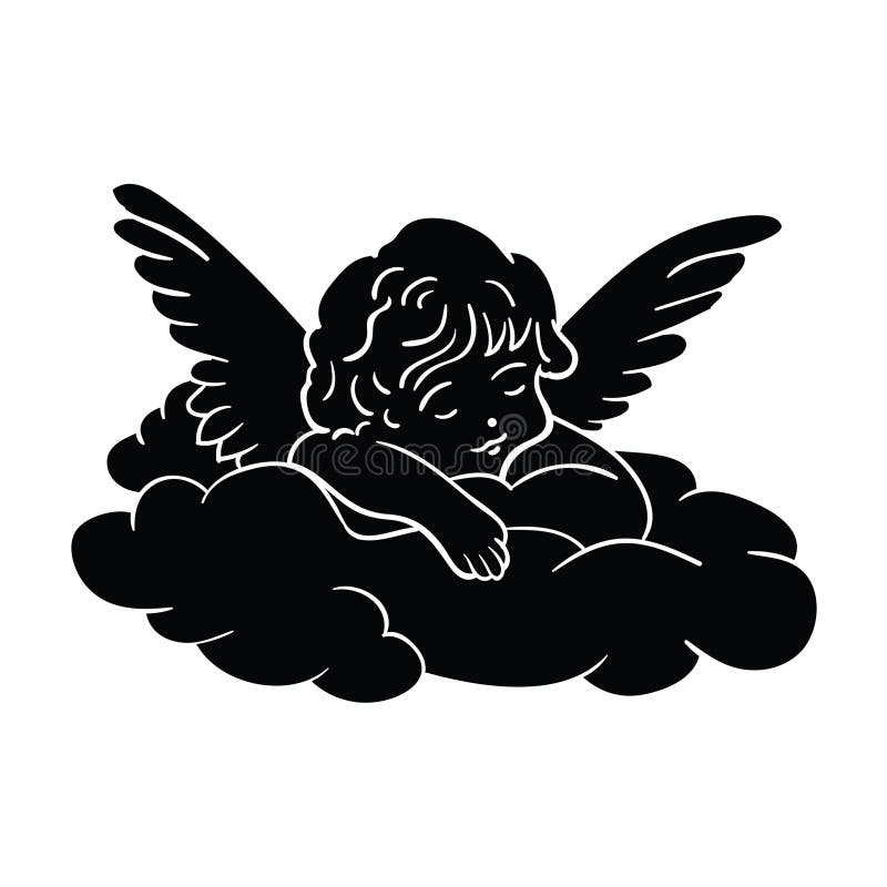 Cute cupid vector. stock vector. Illustration of drawn - 276586789