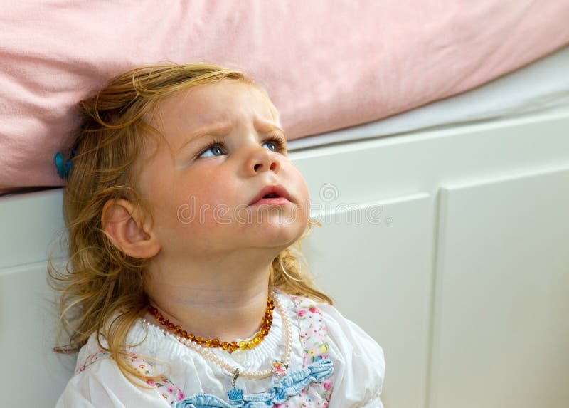 Cute, curious toddler stock image. Image of preschool - 21502725