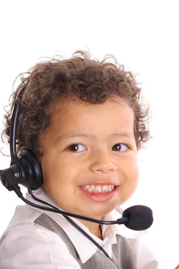 Cute customer service stock photo. Image of look, headset - 14705748
