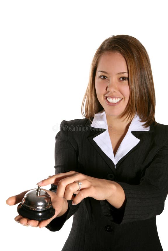 Cute Customer Service Woman Stock Photo - Image of communication ...