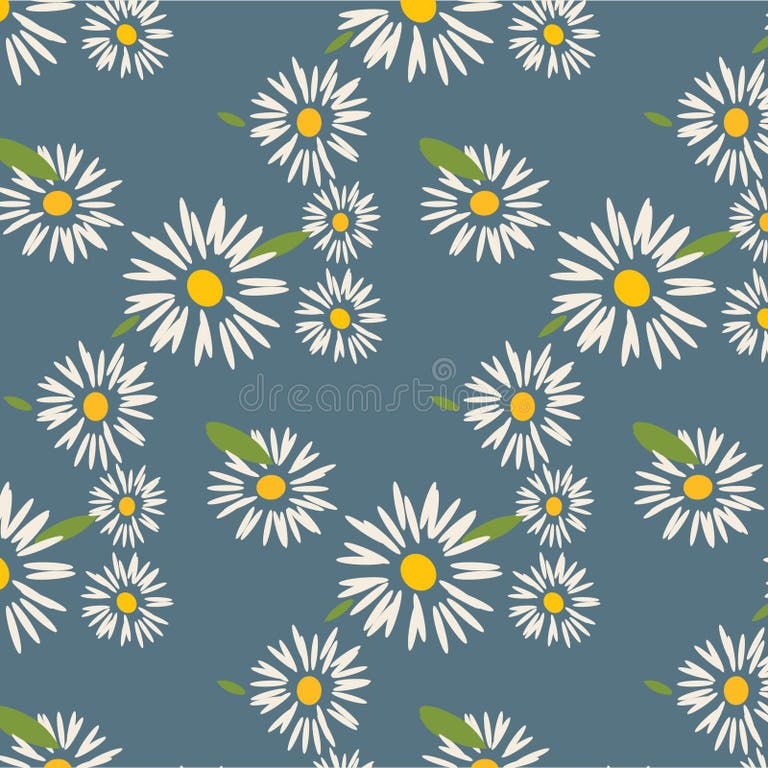 Daisy Pattern Stock Illustrations – 91,450 Daisy Pattern Stock ...