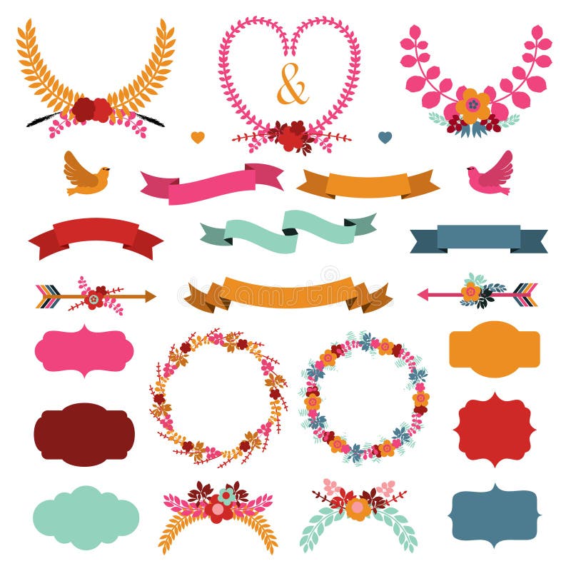 Cute Decorative Animal Wolf and Forest Elements. Scandinavian Hand ...