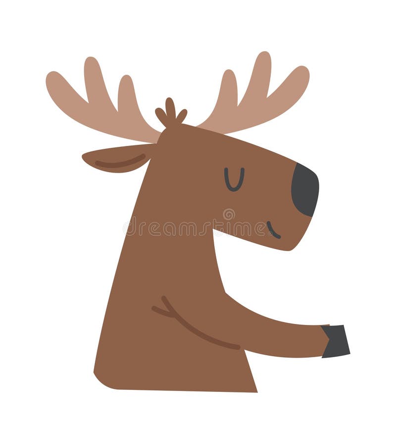 Cute deer animal stock vector. Illustration of design - 272739795