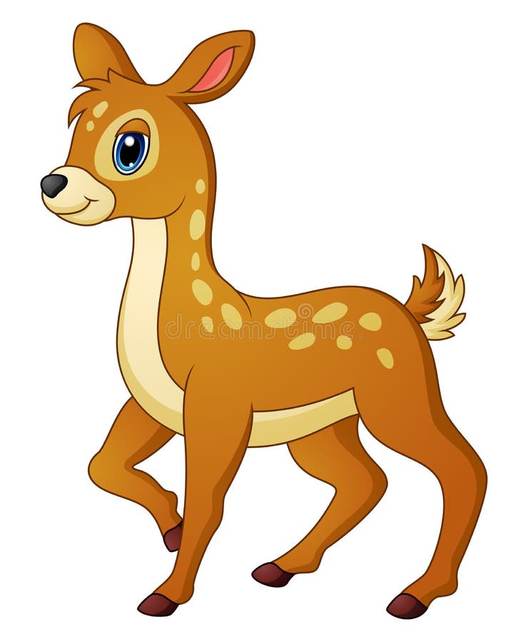 Beautiful Female Deer Stock Illustrations – 691 Beautiful Female Deer ...