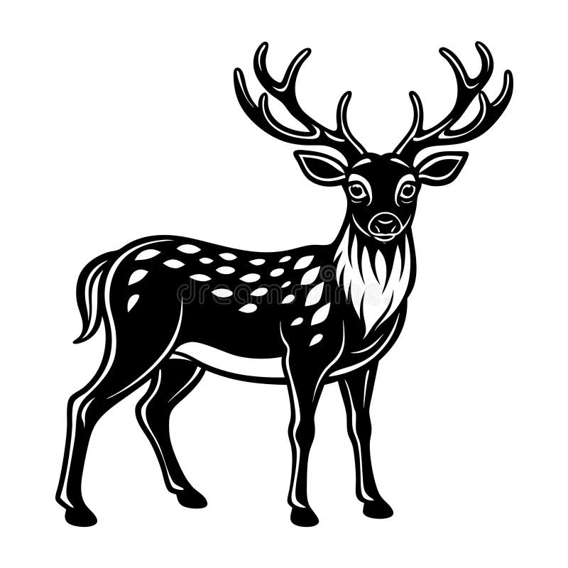 Cute deer stock vector. Illustration of cartoon, vector - 330330548