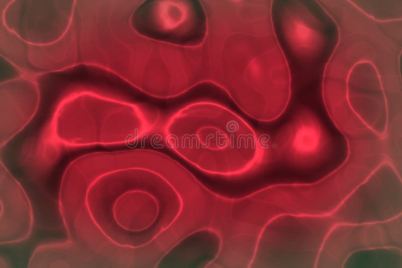 Cute Design Red Abstract Force Forms Digital Art Backdrop Illustration ...