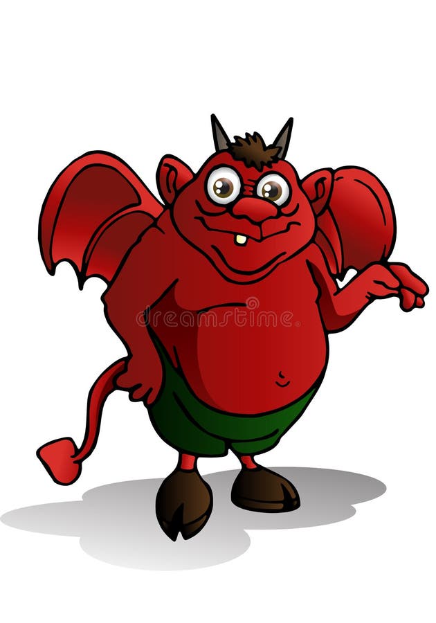 Devil Monster Vector stock vector. Illustration of clip - 6667648