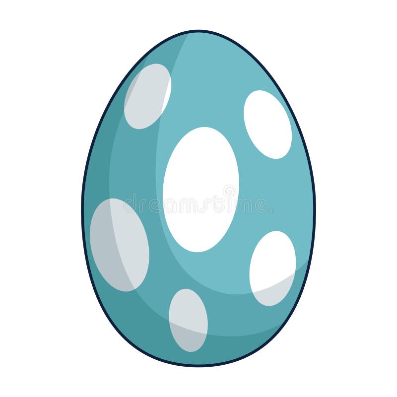 Cute Dinosaur Egg Comic Icon Stock Illustration - Illustration of ...
