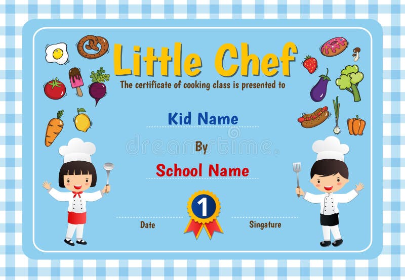 Chef Certificate Template