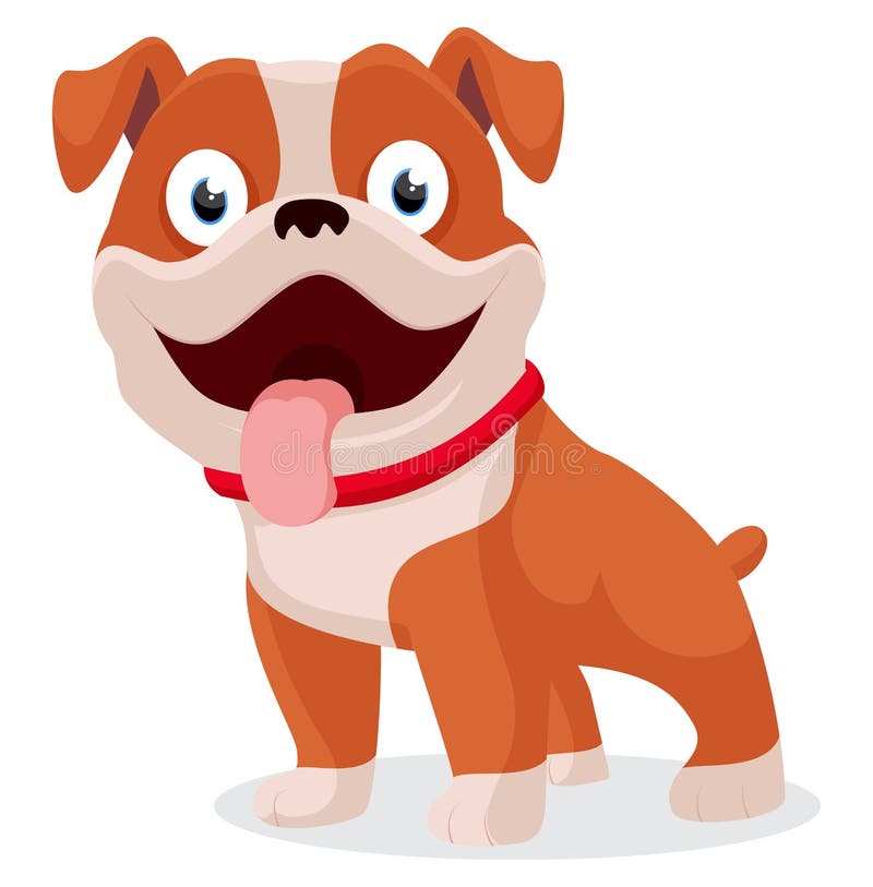 Cute cartoon puppy dog stock vector. Illustration of animal - 19002352