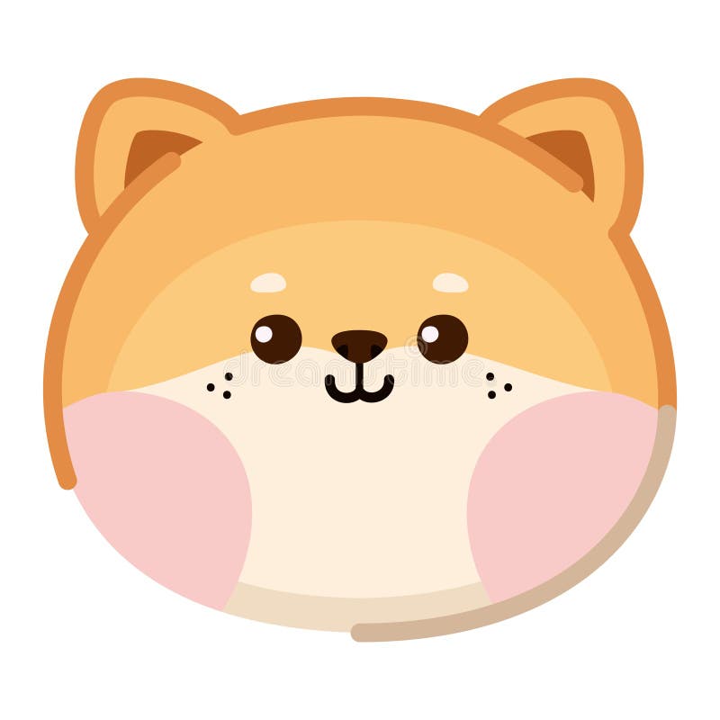 Cute dog face design stock vector. Illustration of mammal - 244442354