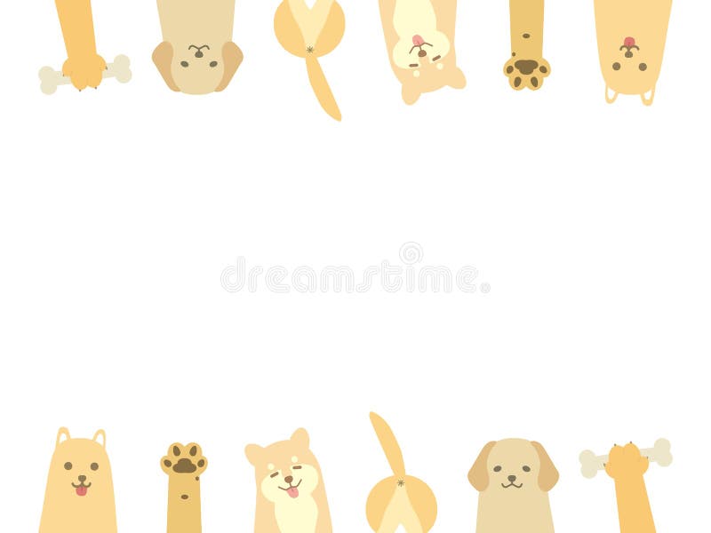 Dog frame stock vector. Illustration of face, space - 140993082