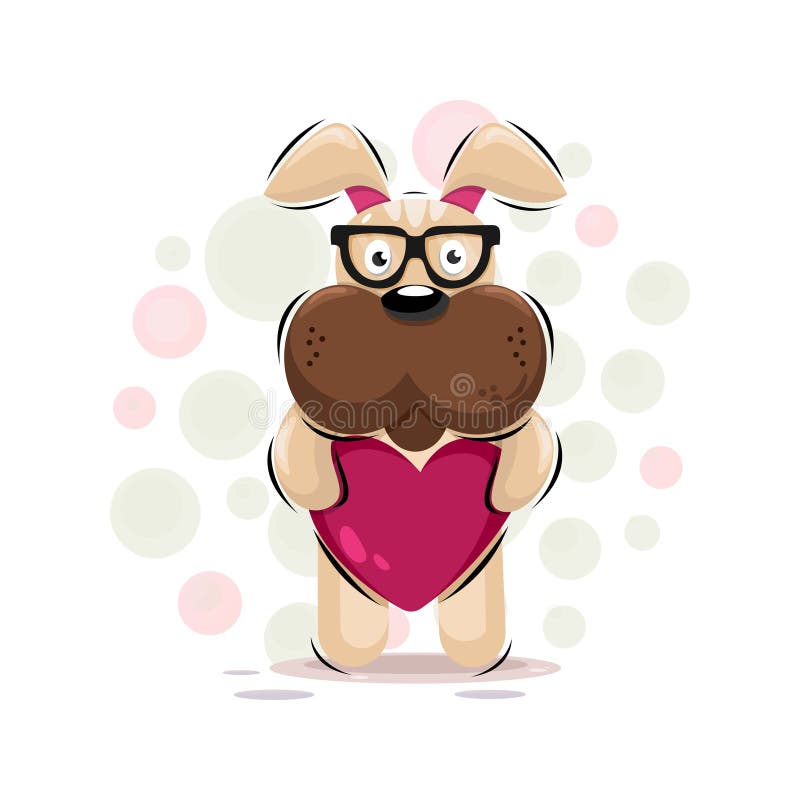 Cute Dog Mascot Cartoon Design Vector Stock Illustration - Illustration ...