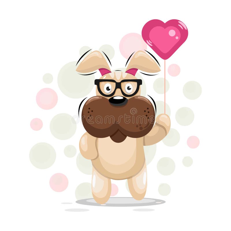 Cute Dog Mascot Cartoon Design Vector Stock Illustration - Illustration ...