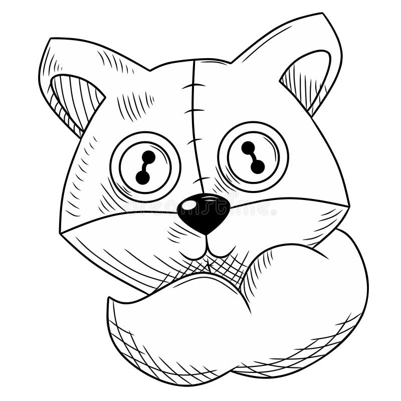 Cute Fox Doll Vector Awesome Stock Vector - Illustration of cute ...