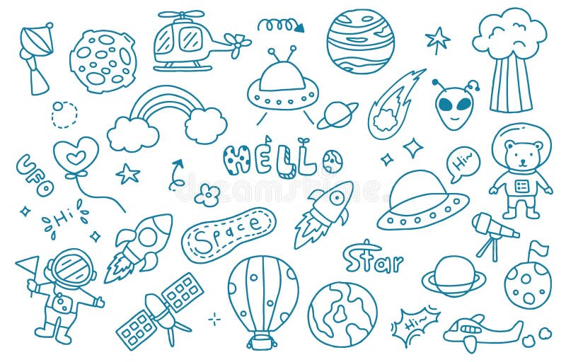 Spaceship Doodle Stock Illustrations – 13,925 Spaceship Doodle Stock ...