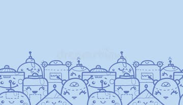 Robot Border Stock Illustrations – 1,251 Robot Border Stock ...