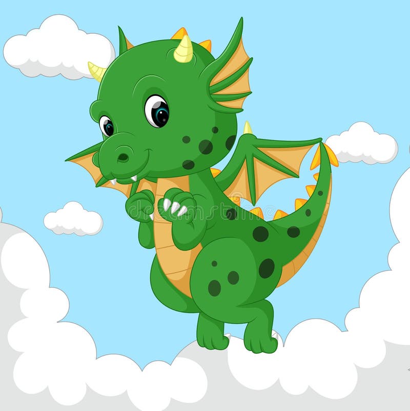 Cute dragon fly stock vector. Illustration of smile, clip - 85731766