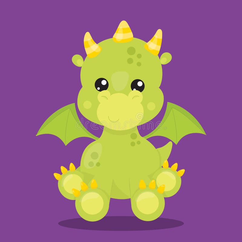 Cute dragons valentine stock vector. Illustration of cartoon - 12650487