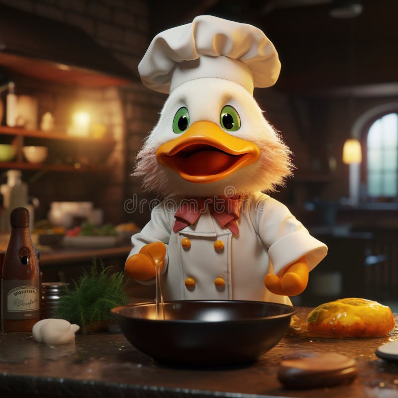 Cartoon Duck Cooking Stock Photos - Free & Royalty-Free Stock Photos ...