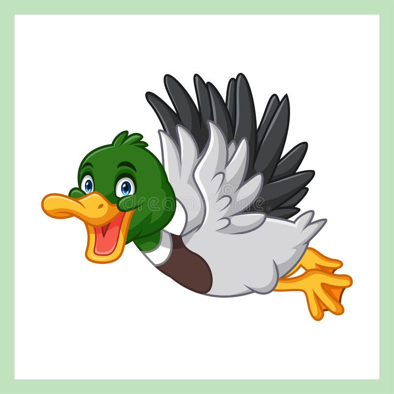 Cartoon Flying Duck Stock Illustrations – 2,435 Cartoon Flying Duck ...