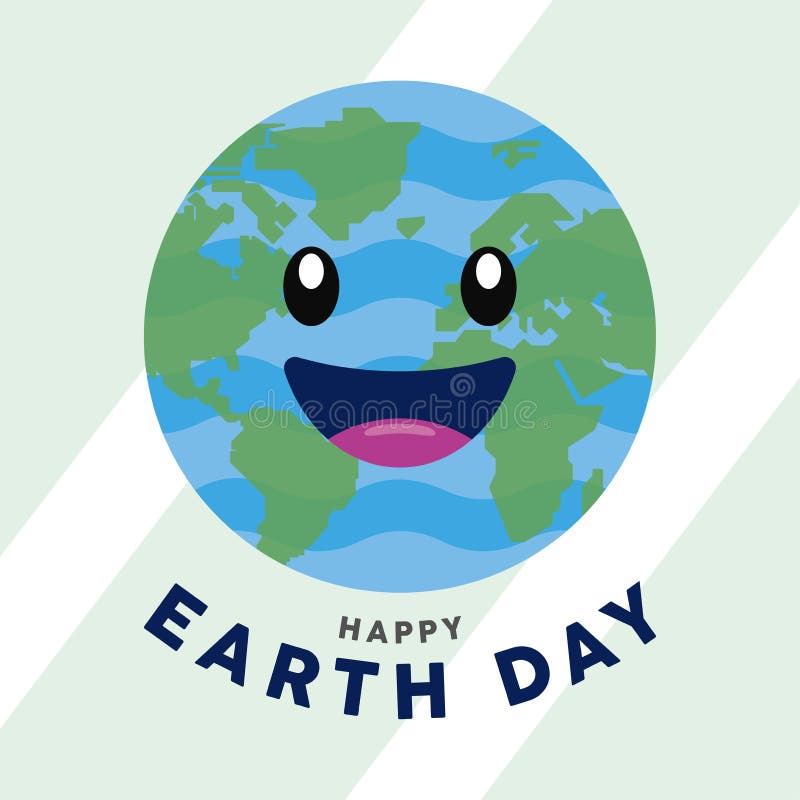 Cute Earth Planet Character Earth Day Poster Vector Stock Vector ... Cute Earth Planet Character Earth Day Poster Vector Stock Vector ...