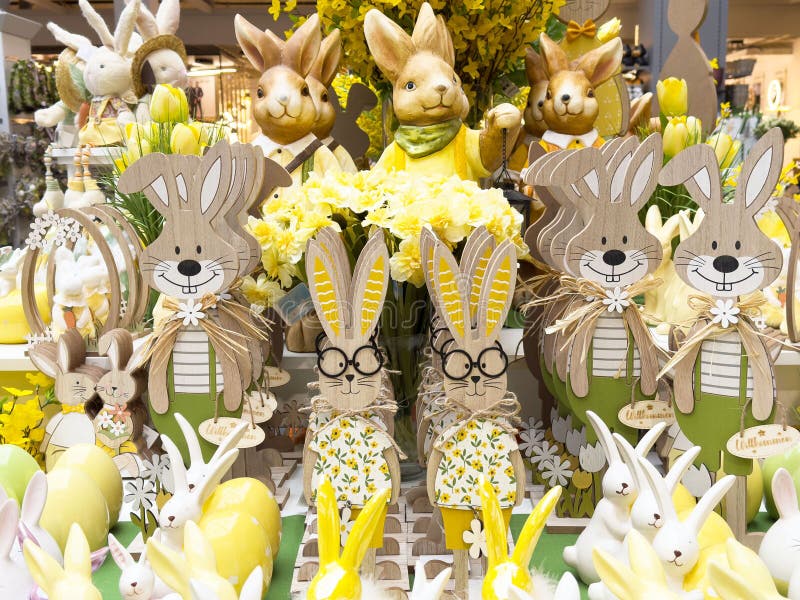 Cute Easter Bunny and a Solo Egg, Spreading Cheer on Easter Day Stock ...