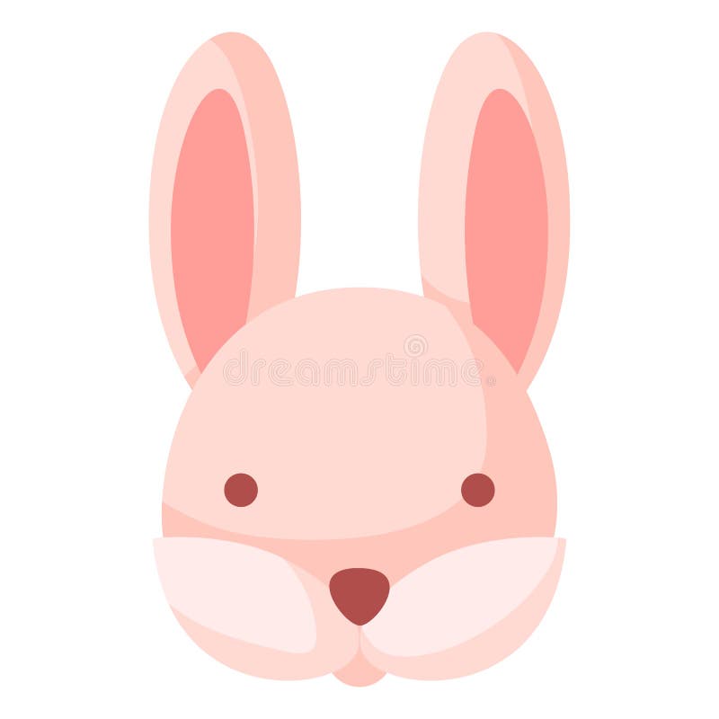 Cute Easter Bunny Illustration. Cartoon Rabbit Character for Design ...
