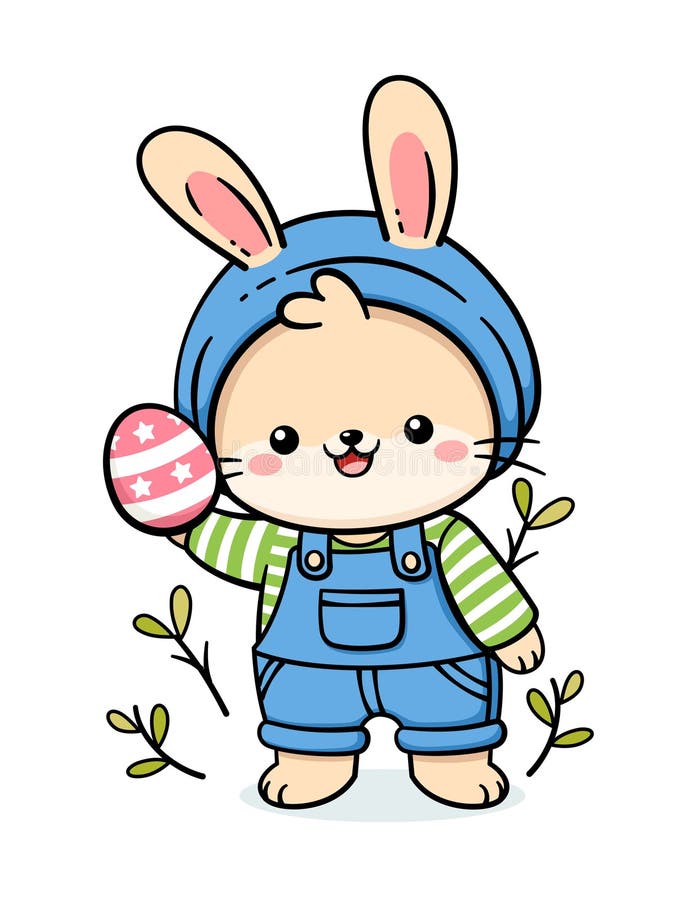 Bunny Overalls Stock Illustrations – 187 Bunny Overalls Stock ...