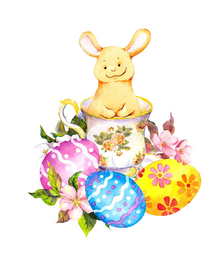 Easter Tea Set stock photo. Image of fine, elegant, decorated - 8418456